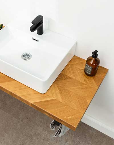 Waschtischplatten aus Holz online kaufen | Aboutwood - Aboutwood